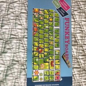 Funky Concepts | Storage & Organization | New Funkey Keyboard Stickers ...